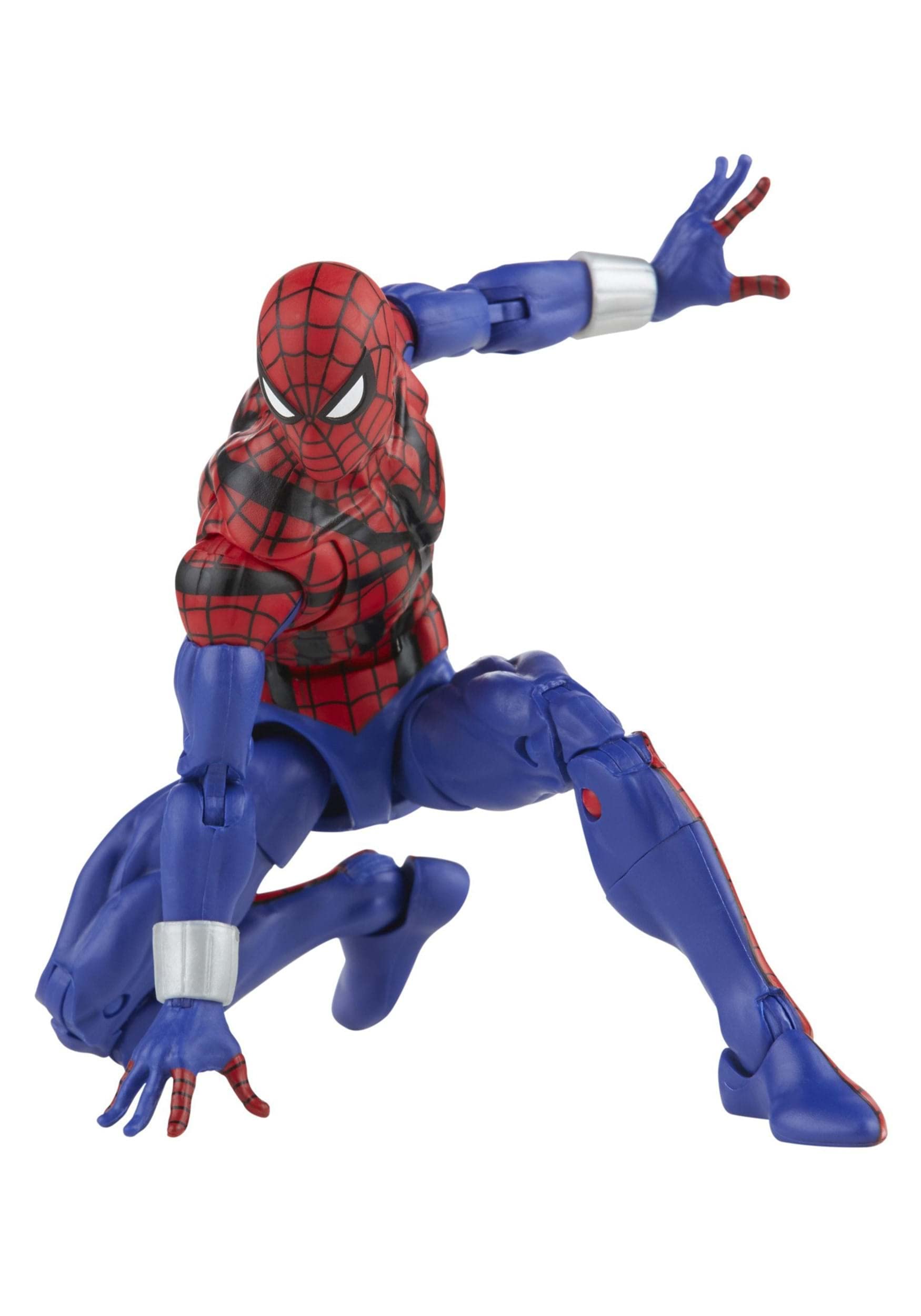 Spider-Man Marvel Legends Series 6-inch Ben Reilly Action Figure Toy, Includes 5 Accessories: 4 Alternate Hands, 1 Web Line FX
