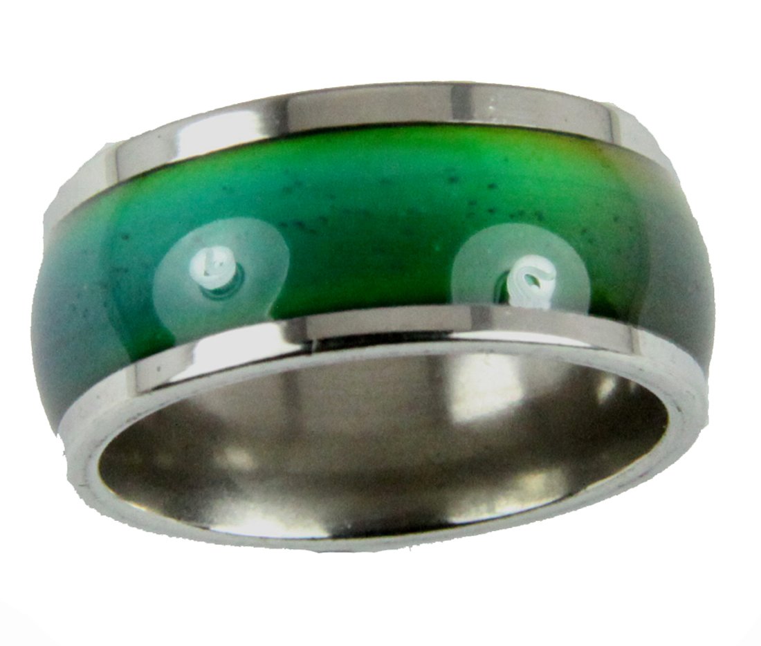Mood Rings S16 Stainless Steel Endless Band High Quality Rainbow Colors (14)