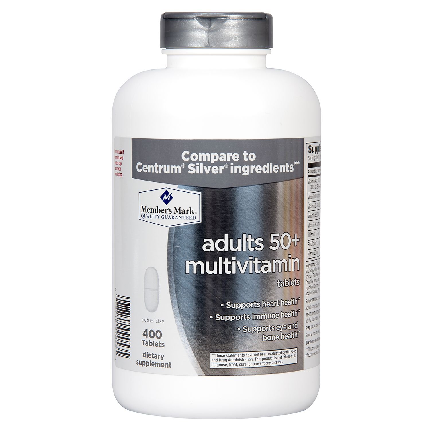Member's Mark Adults 50+ Multivitamin (400 Count)