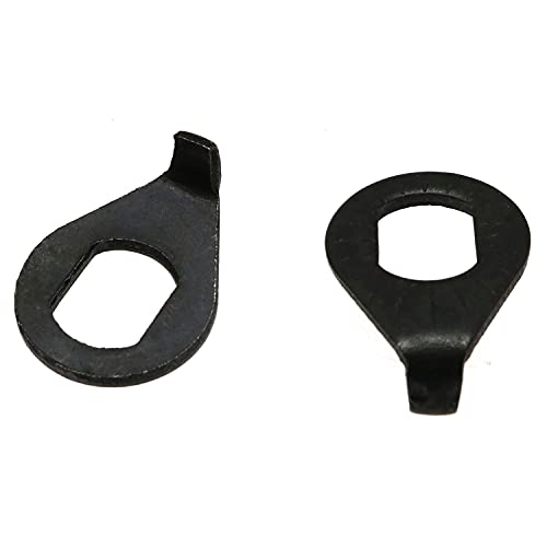 RLECS 2pcs M8 Bicycle Hub Safety Washer Mountain Road Bike MTB Accessories, Black