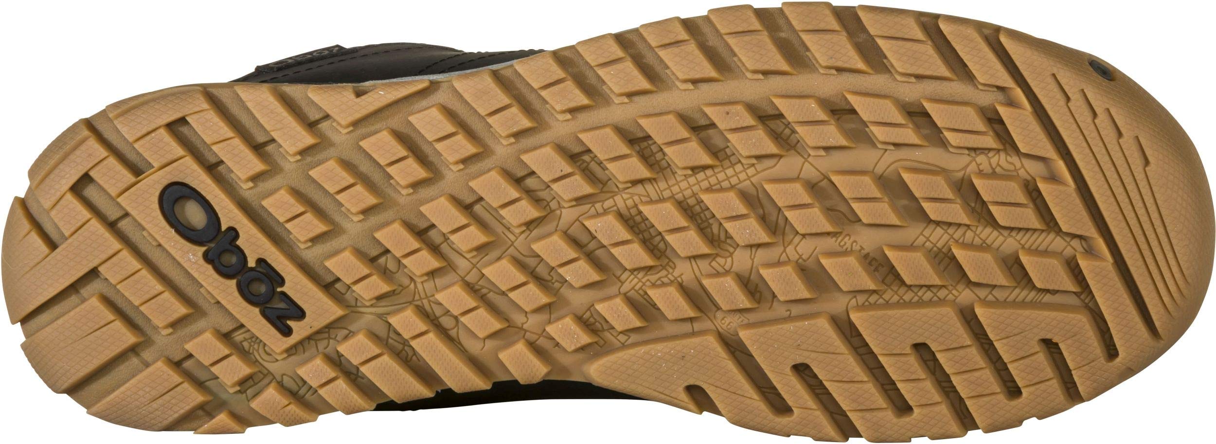 Oboz Bozeman Mid Leather Black 9 B (M)