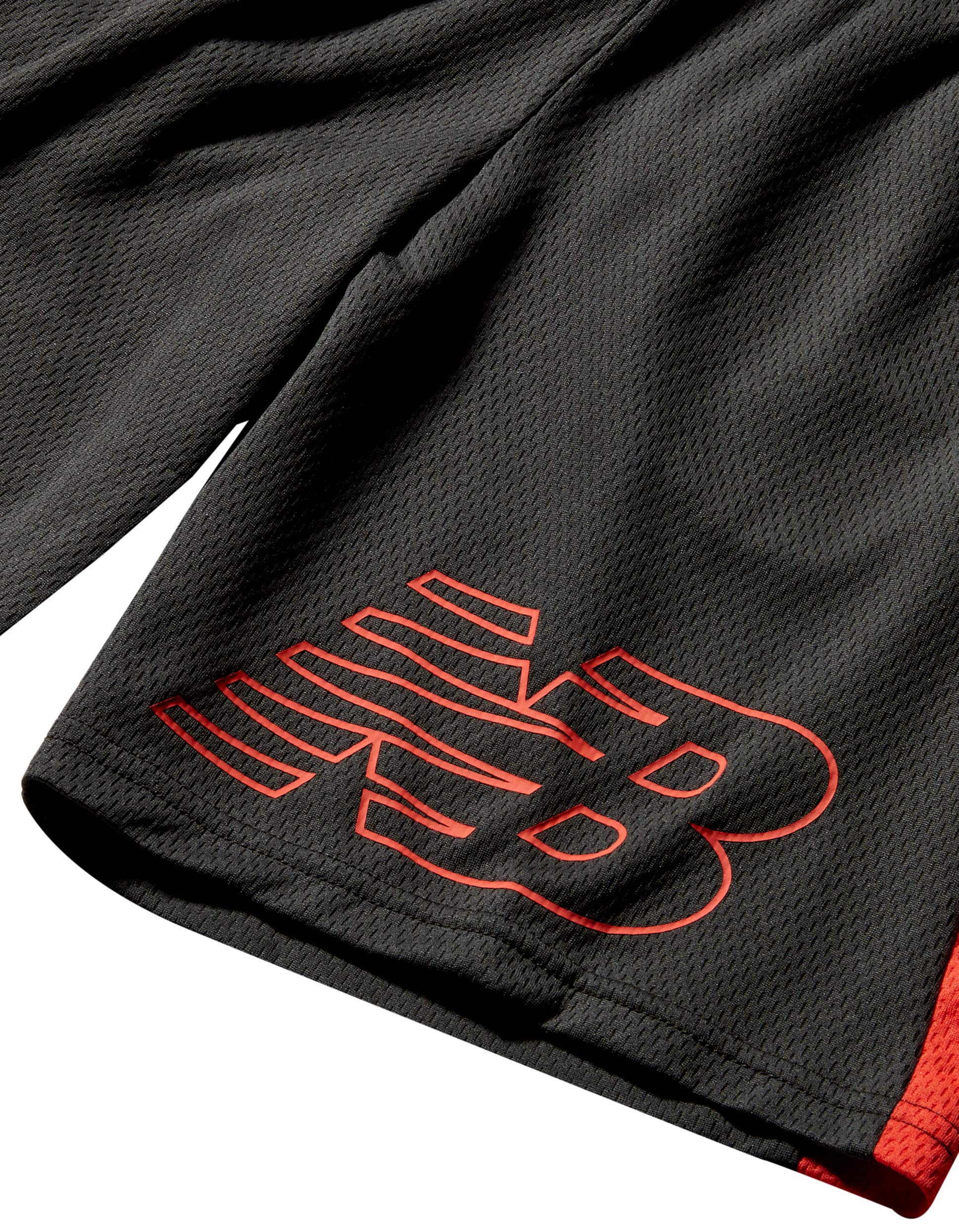 New Balance Kids Boys' Big Performance Short, Black, 14/16