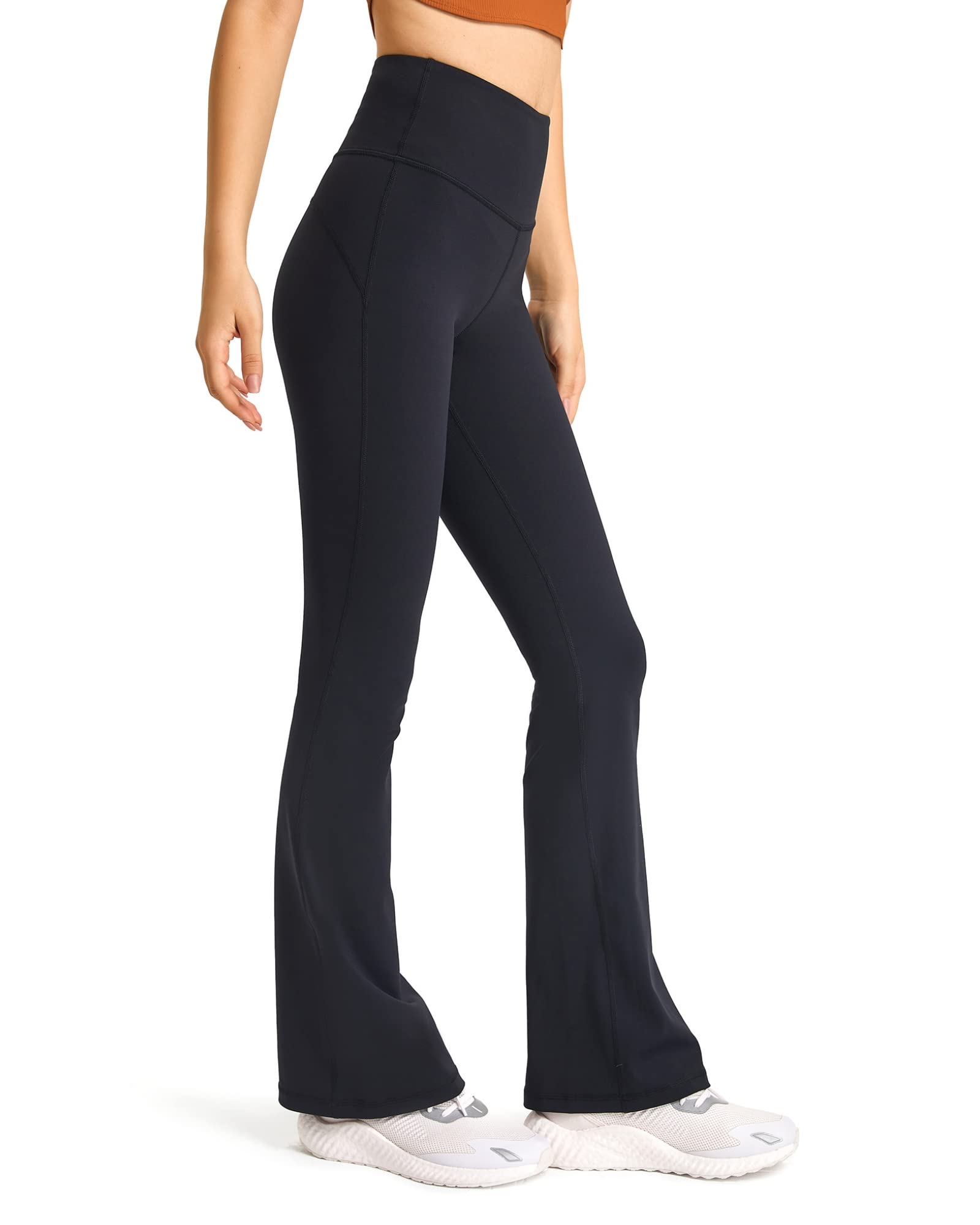TURBOFIT Flare Yoga Pants for Women Buttery Soft High Waist Bootcut Pants Bootleg Stretch Tummy Control Workout Leggings