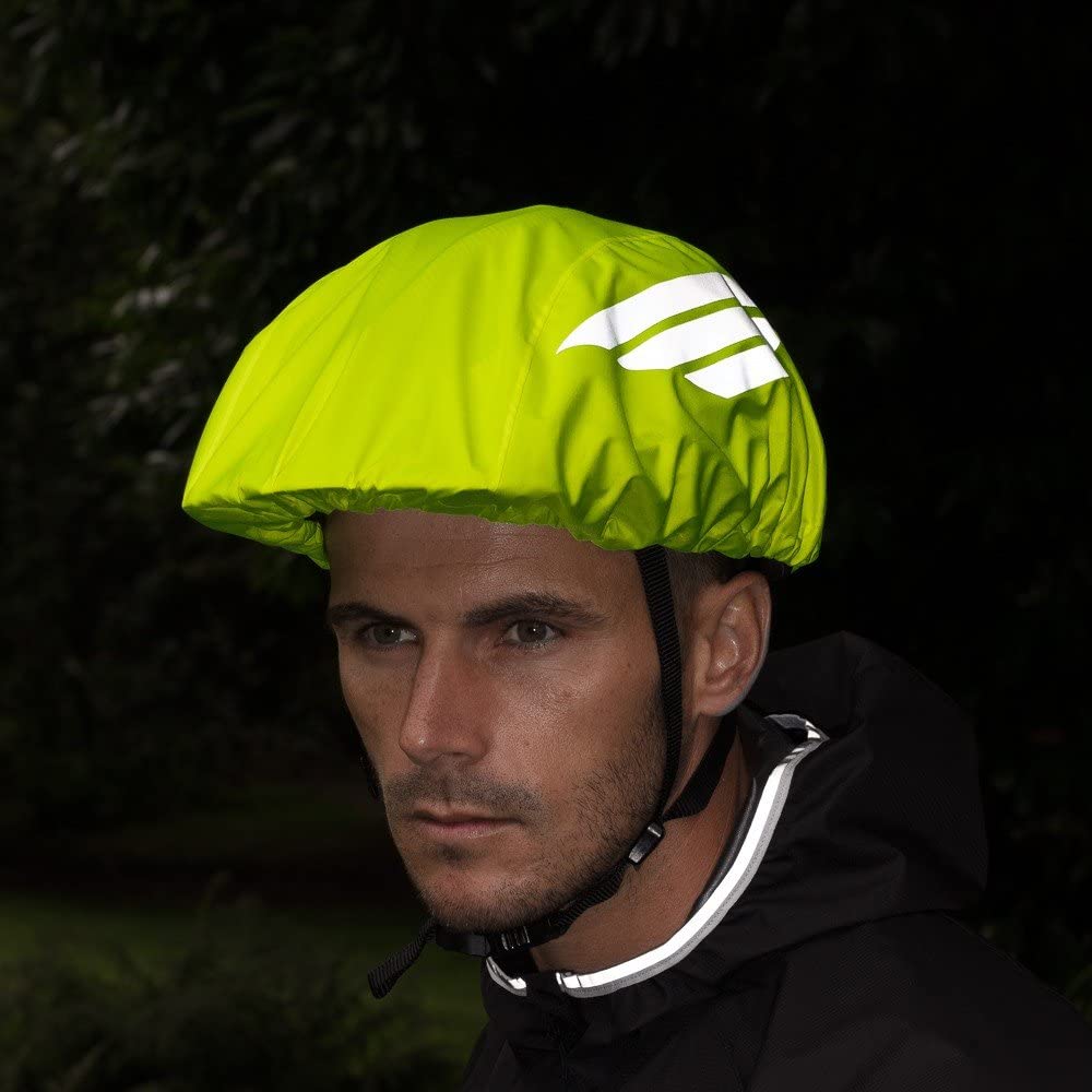 Proviz Classic Reflective Waterproof Bicycle Bike Helmet Cover Hi Visibility, Yellow
