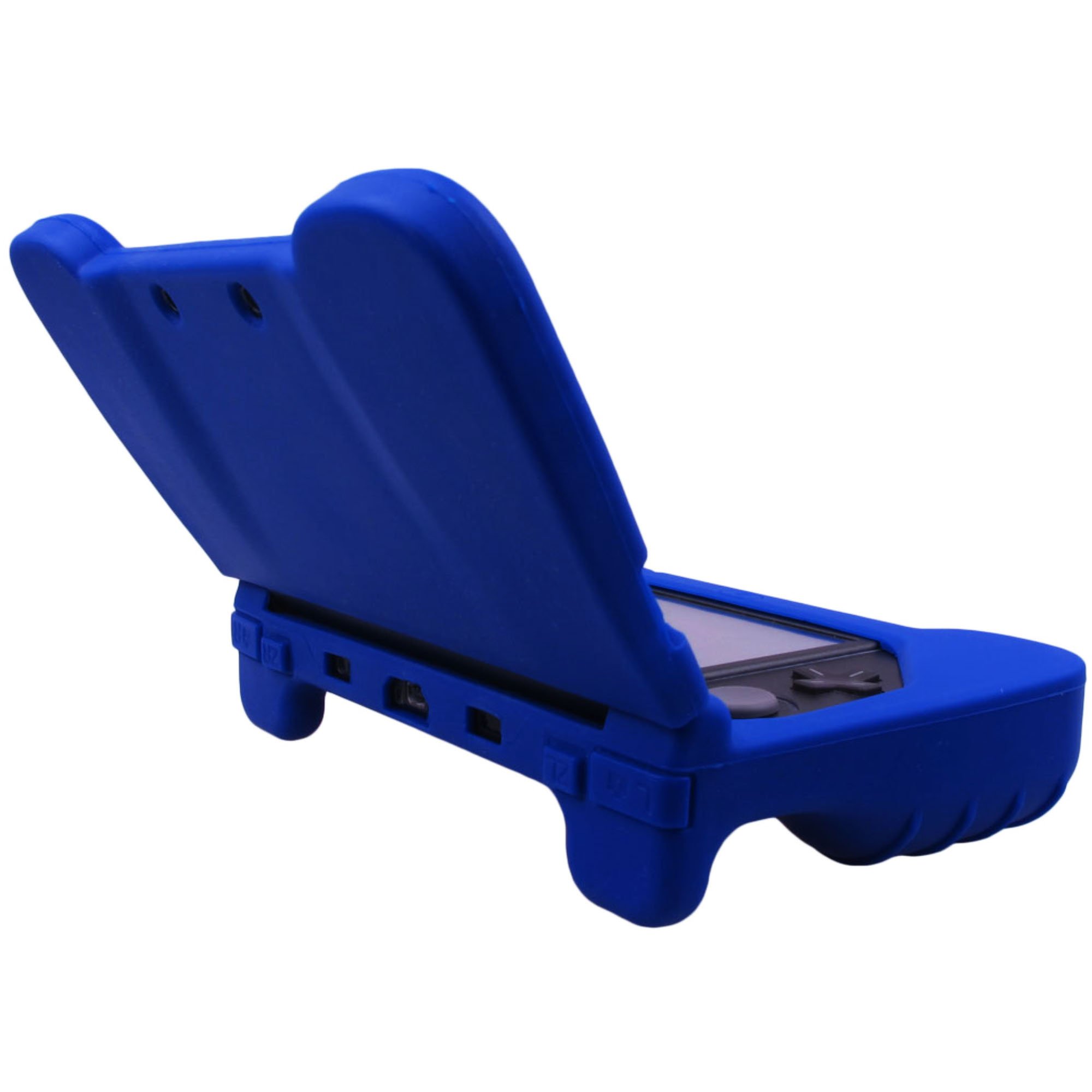 MXRC Silicone Rubber Cover Skin Case Anti-Slip Hand Grip Customize for Nintendo [NEW 3DS XL] x 1 Blue, Not for Old 3DS XL