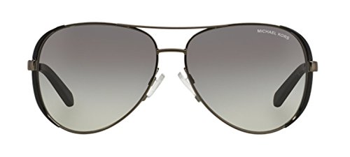 Michael Kors Gunmetal Black Aviators MK 5004 1013/11 (Chelsea MK5004 101311) Size 59mm - Authentic