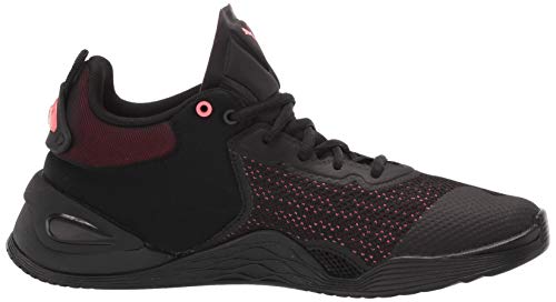 PUMA Women's Fuse Cross Trainer, Black-Ignite Pink, 7.5