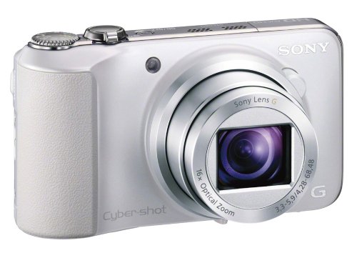Sony Cyber-shot DSC-HX10V 18.2 MP Exmor R CMOS Digital Camera with 16x Optical Zoom and 3.0-inch LCD (White) (2012 Model)