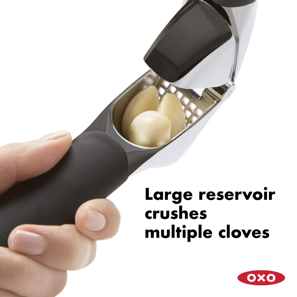 OXO Good Grips Soft- Handled Garlic Press & Good Grips 3-in-1 Avocado Slicer - Green