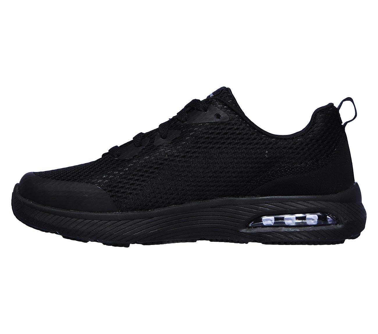Skechers - Womens Lace-Up Athletic W/Air Bag & Shoe, Size: 6 M US, Color: Black