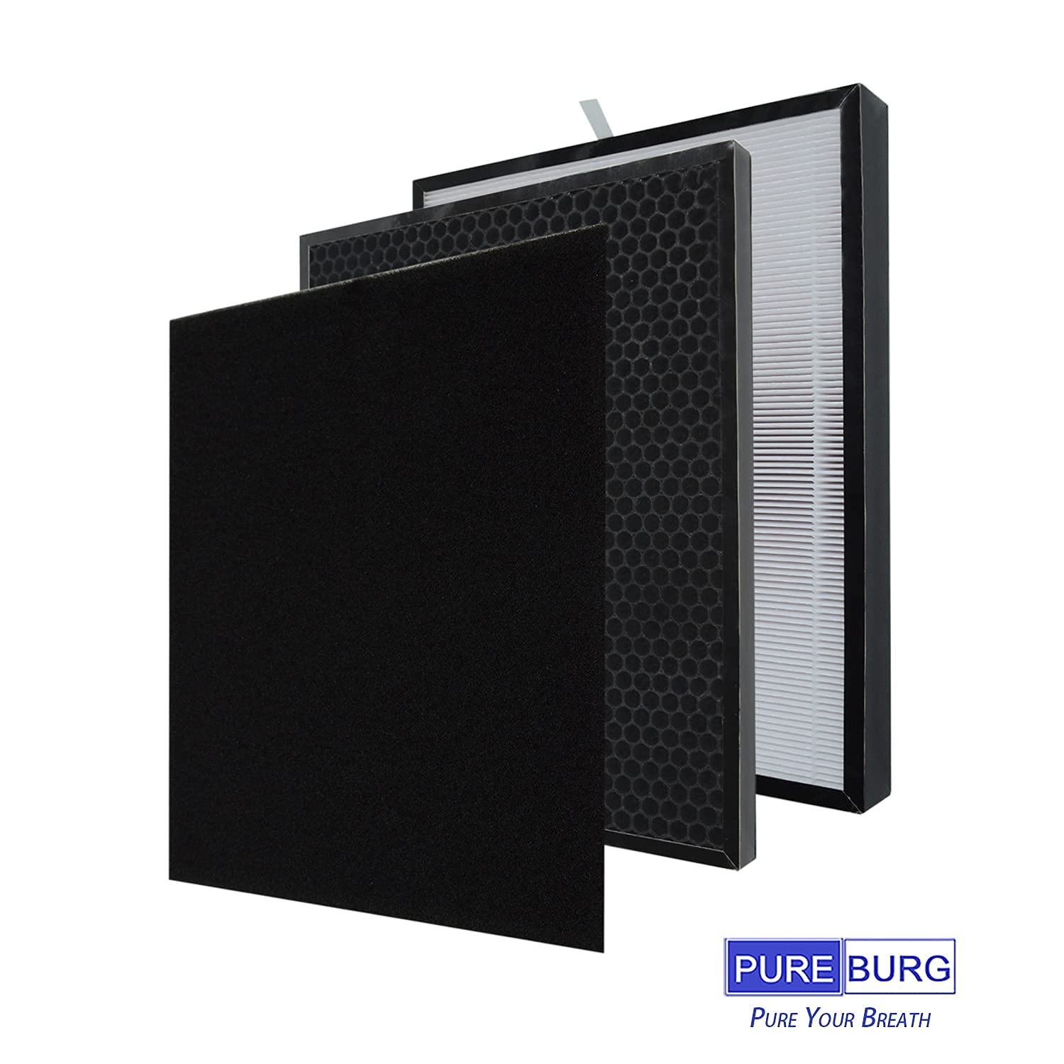 Pureburg Filter Combo Pack Can be Used with AirDoctor AD3000 Air Purifier