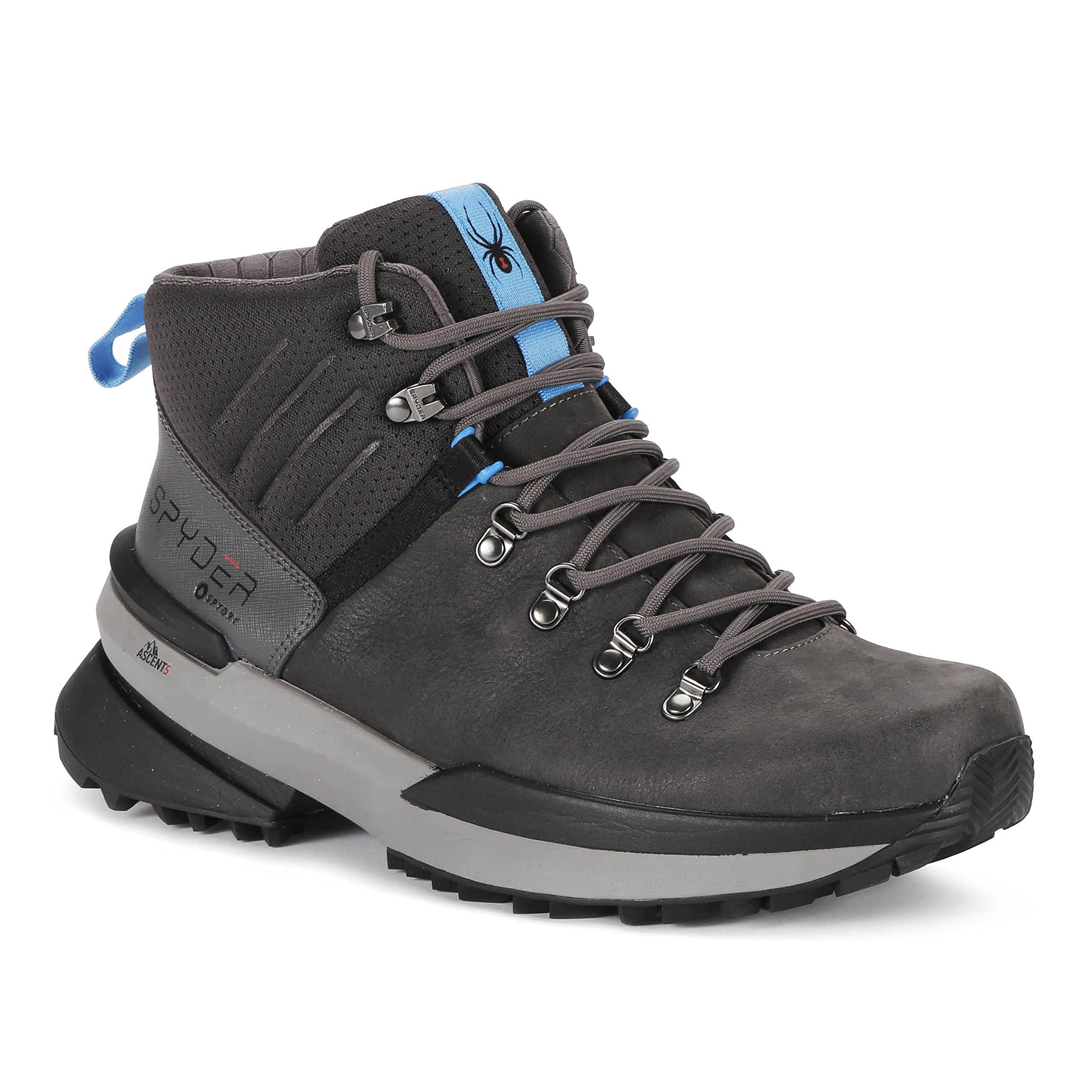 Spyder Men's Hiking Boots, Dark Grey, 10