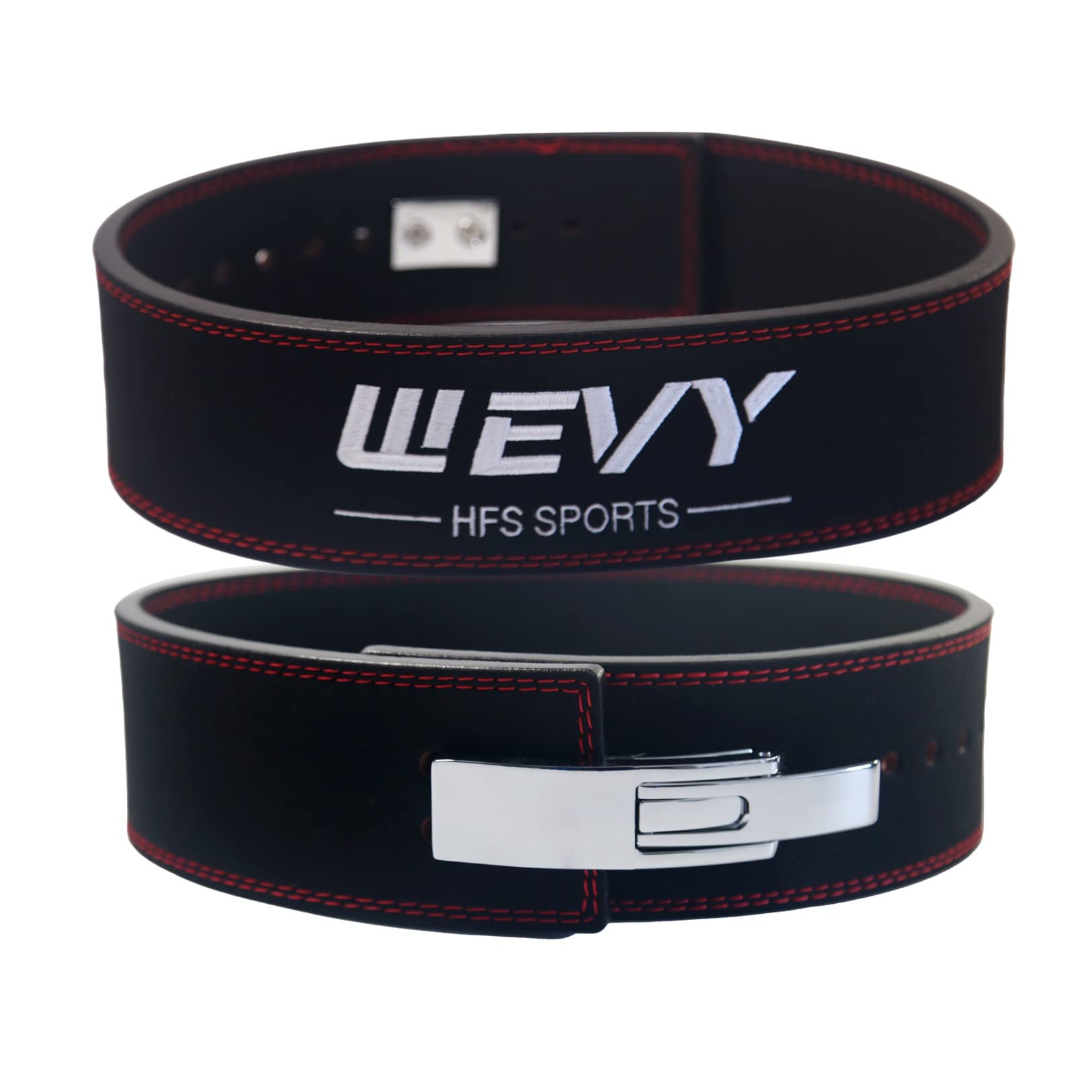 WEVYHFS Sports Weight Lifting Training Gym Reapers Lever Rogue Leather Belt 10MM for Men and Women - Lifting Support for Weight Power Lifting, Strength Training, Deadlift Training (Medium)