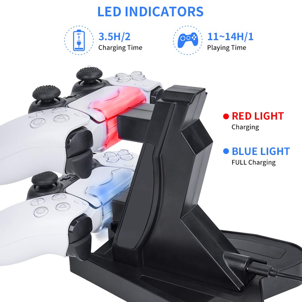 PS5 Controller Charging Station for PS5 DualSense Controller PS5 Controller Charger