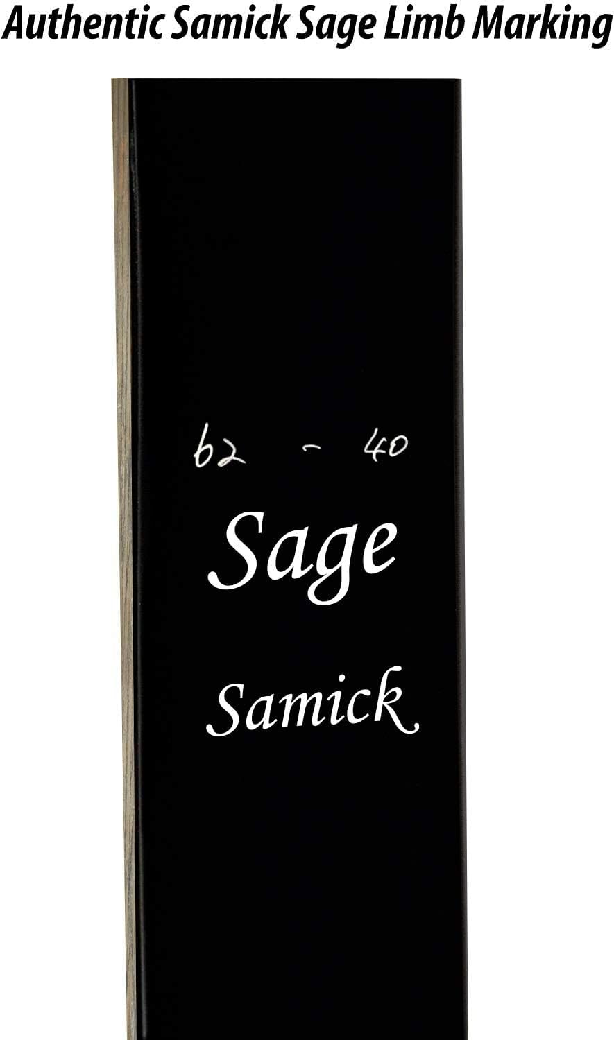 New Samick Sage Recurve Bow Limbs - Takedown Recurve Limbs Replacements, 25–60lbs, Samick Sage Riser Compatible, Ideal for Target Practice - Adult or Beginner Archery