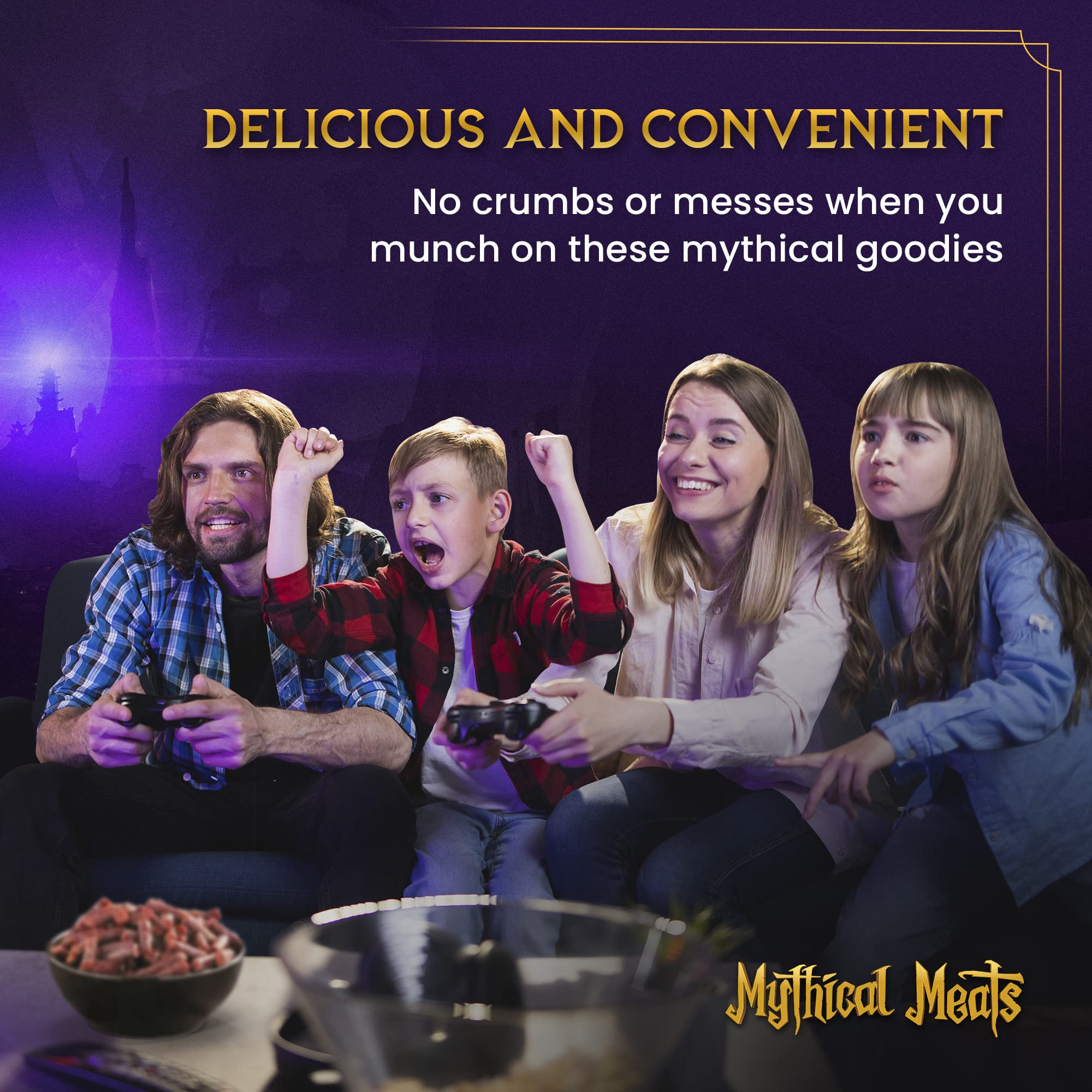 Mythical Meats Original Exotic Flavor Sampler Pack β 10 Exotic Game and Beef Snack Sticks β Dried & Dehydrated Meats Seasoned to Perfection β High Protein Snacks
