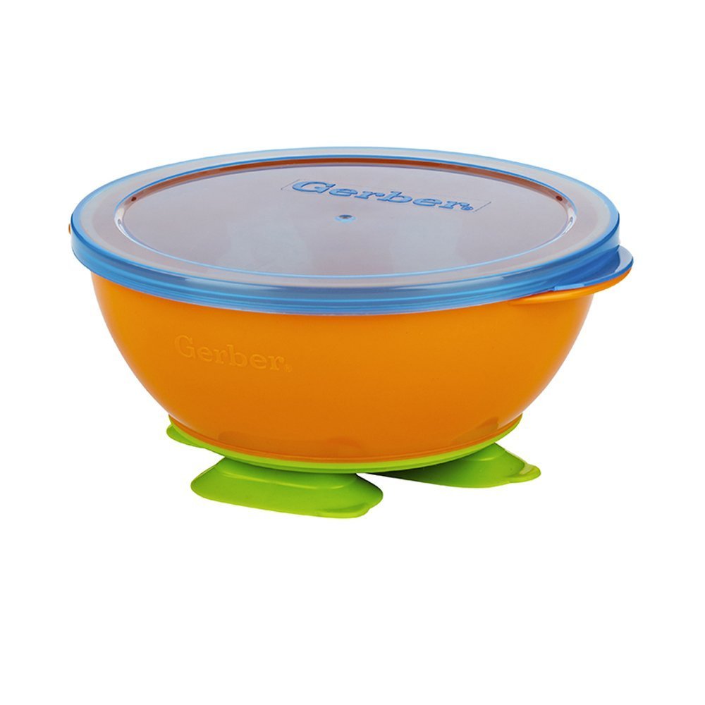 NUK Mash and Serve Bowl and 3 Gerber Graduates Tri-Suction Bowls