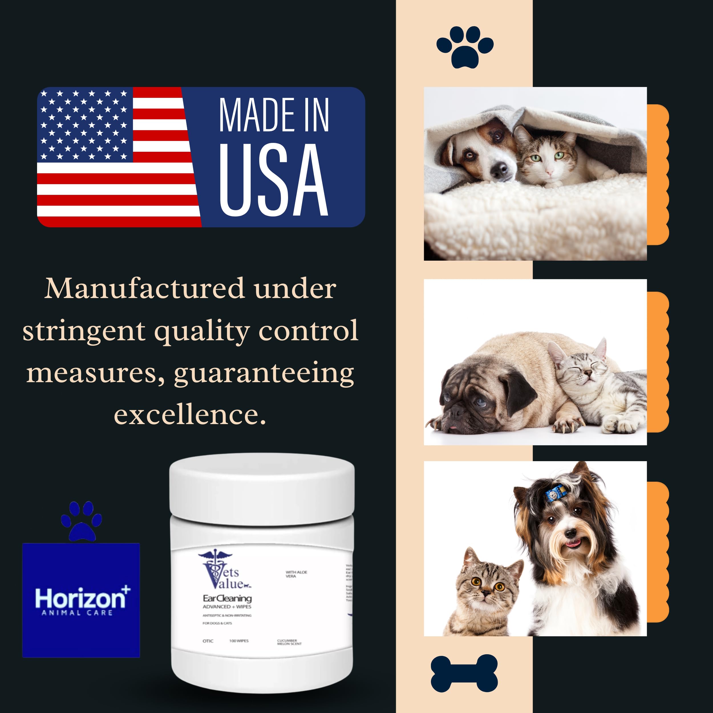 Veterinary Ear Flush for Dogs and Cats (XL 355ml Bottle) - Clear Therapy Cleaner Alcohol-Free, Itch-Relief Yeast Infections, Supports Healthy Canals - Optimized Solution Dog Washing, White/Clear