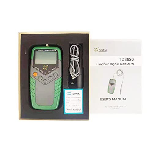 ZOEYEC TD8620 Digital Handheld Gaussmeter Permanent Magnet Surface Magnetic Field Gauss Meter High Precision Tesla Meter Tester Accuracy ±5%