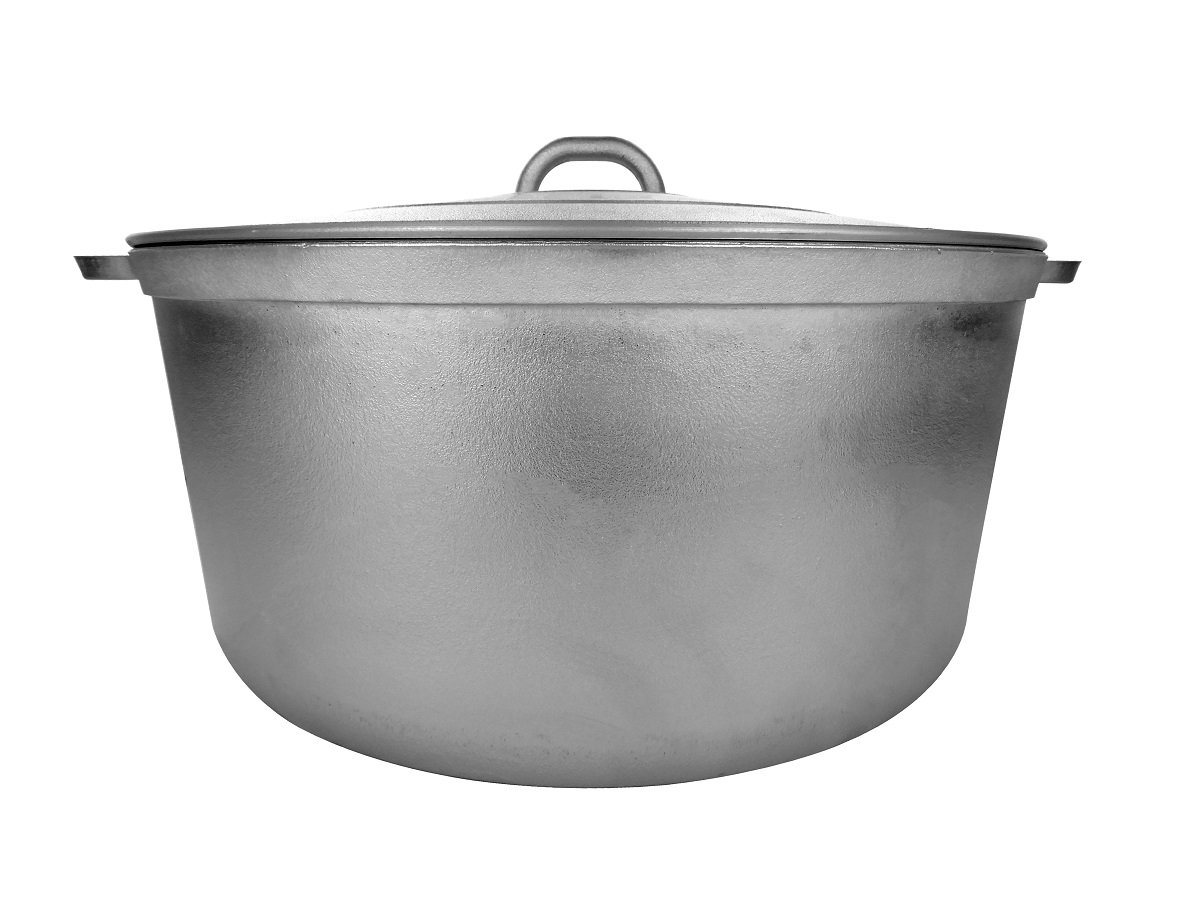 Uniware 9900 Super Quality Aluminum Caldero,Dutch Oven, 23.4 QT,Silver (42cm (16.5-Inch))