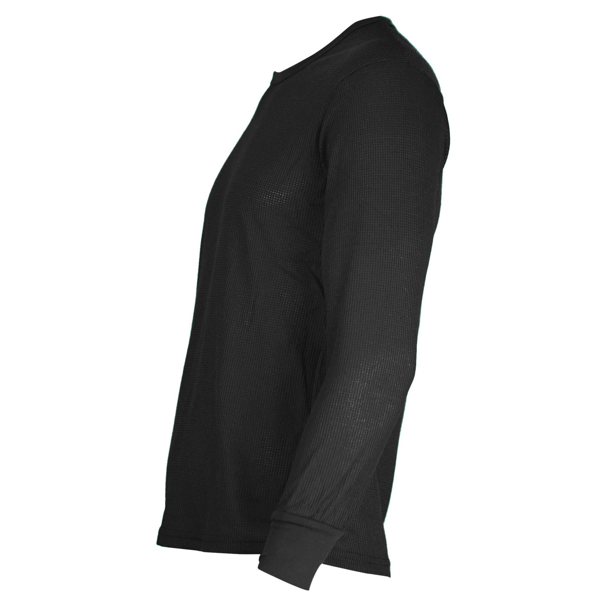 SLM Men's Thermal Undershirt Waffle Knit Lightweight Base Layer Insulated Long Sleeve Top