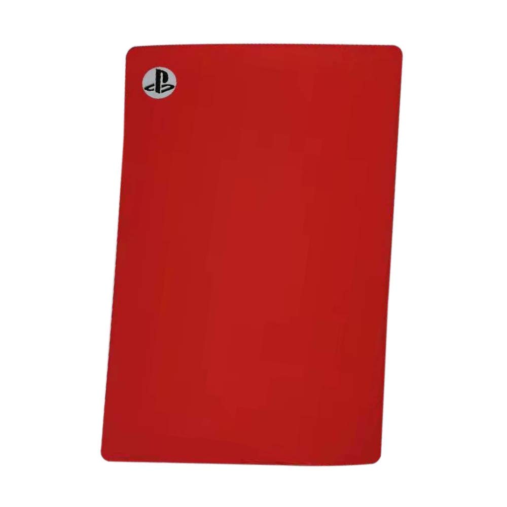 PS5 Silicone Skin Cover, Dustproof Anti-Scratch Anti-Fall Protector Case for Sony Playstation 5 Ultra HD/Digital Edition Console (Digital Edition, Red 3)