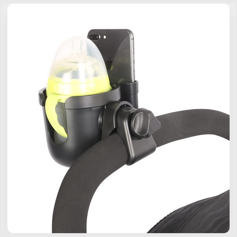 XWOZYDR Trolley Water Cup Holder with Mobile Phone Case Suitable for Universal Two-in-one ABS Plastic Accessories (Color : A)