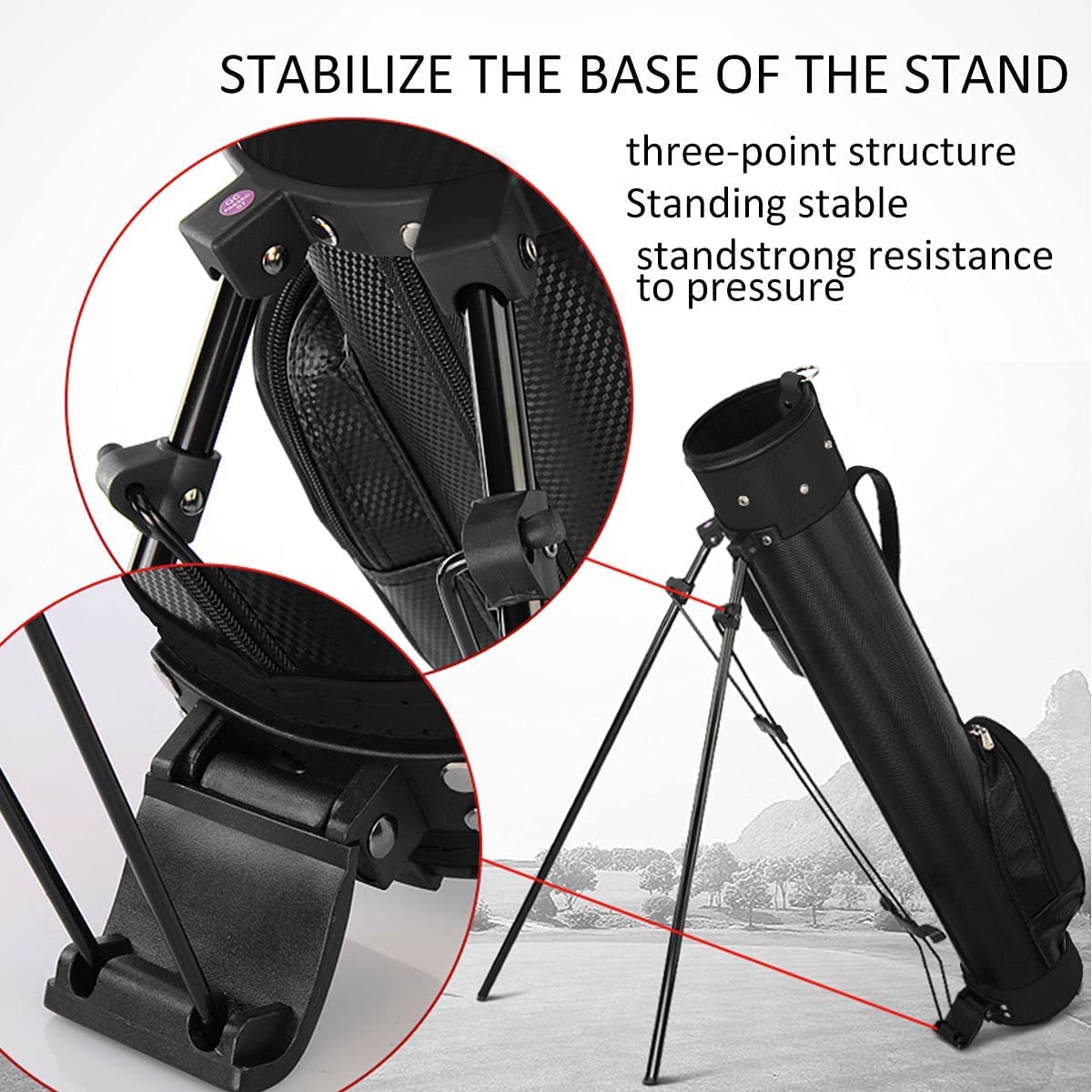 Pitch Golf Bag Golf Club Bags for Men Lightweight Golf Stand Bag Easy to Carry & Durable