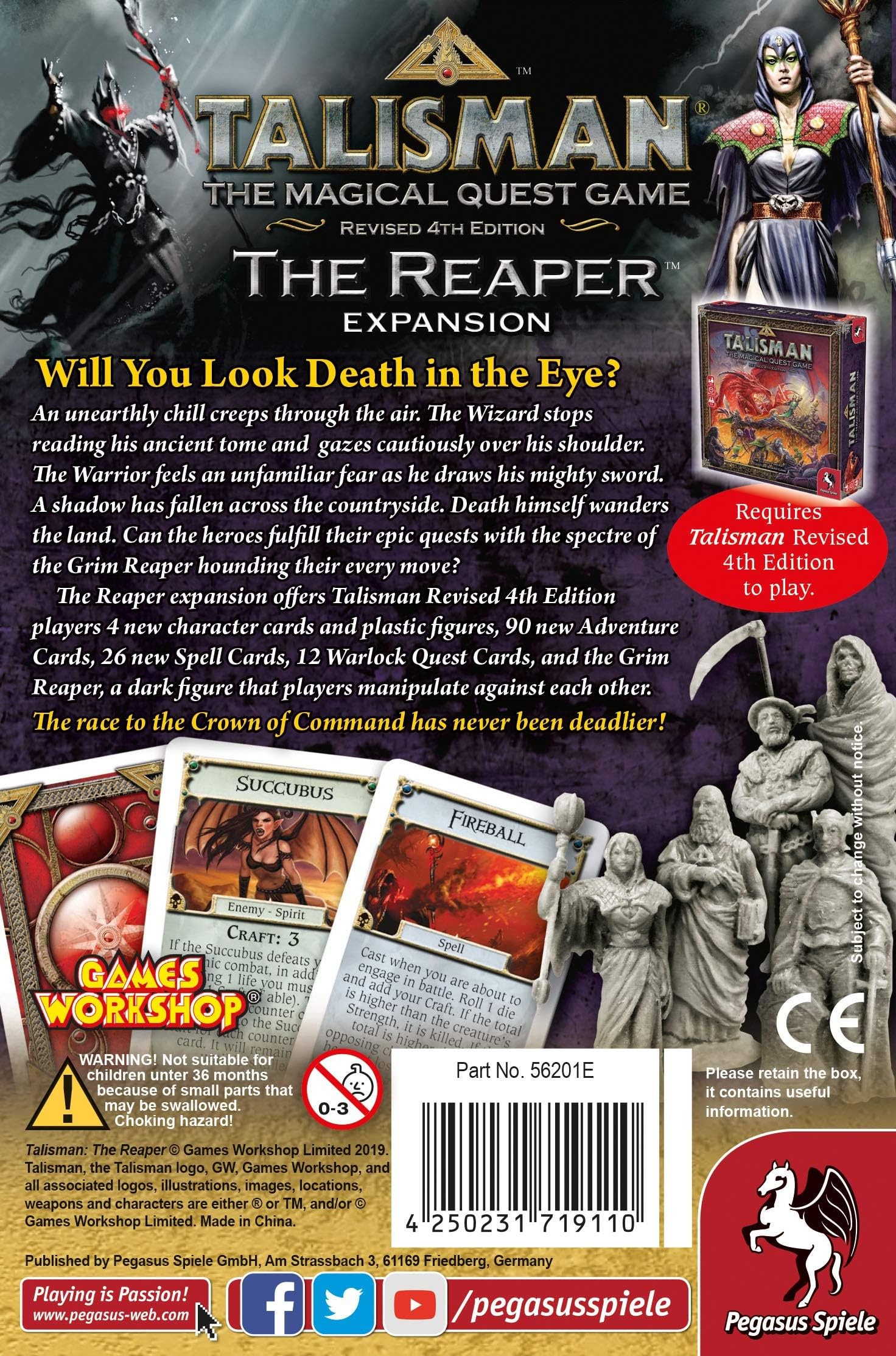 Pegasus Spiele Talisman: The Reaper, Multi-Colored
