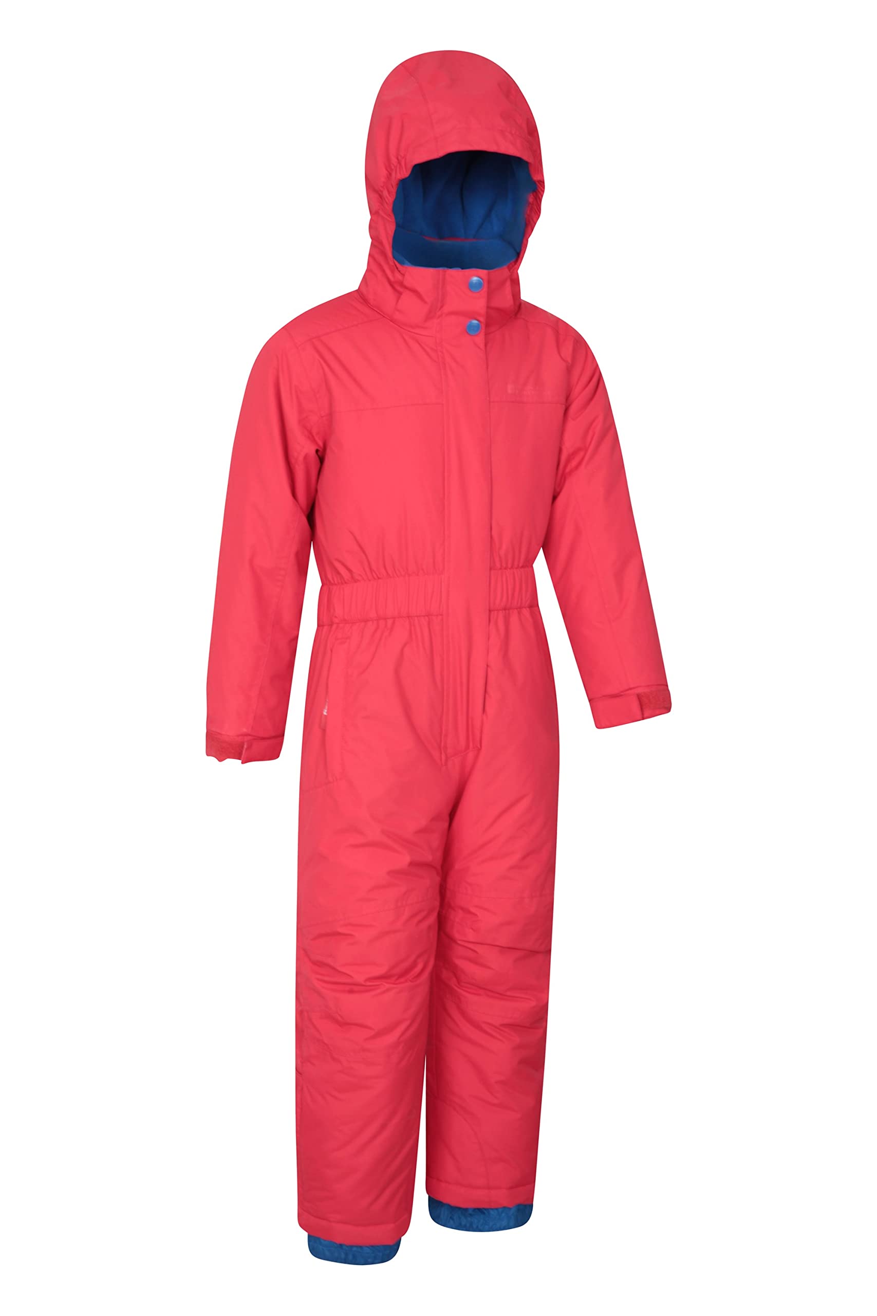 Mountain Warehouse Cloud Kids All in 1 Snowsuit - Waterproof Skisuit Red Kids 5-6 Yrs (104-116 cm)