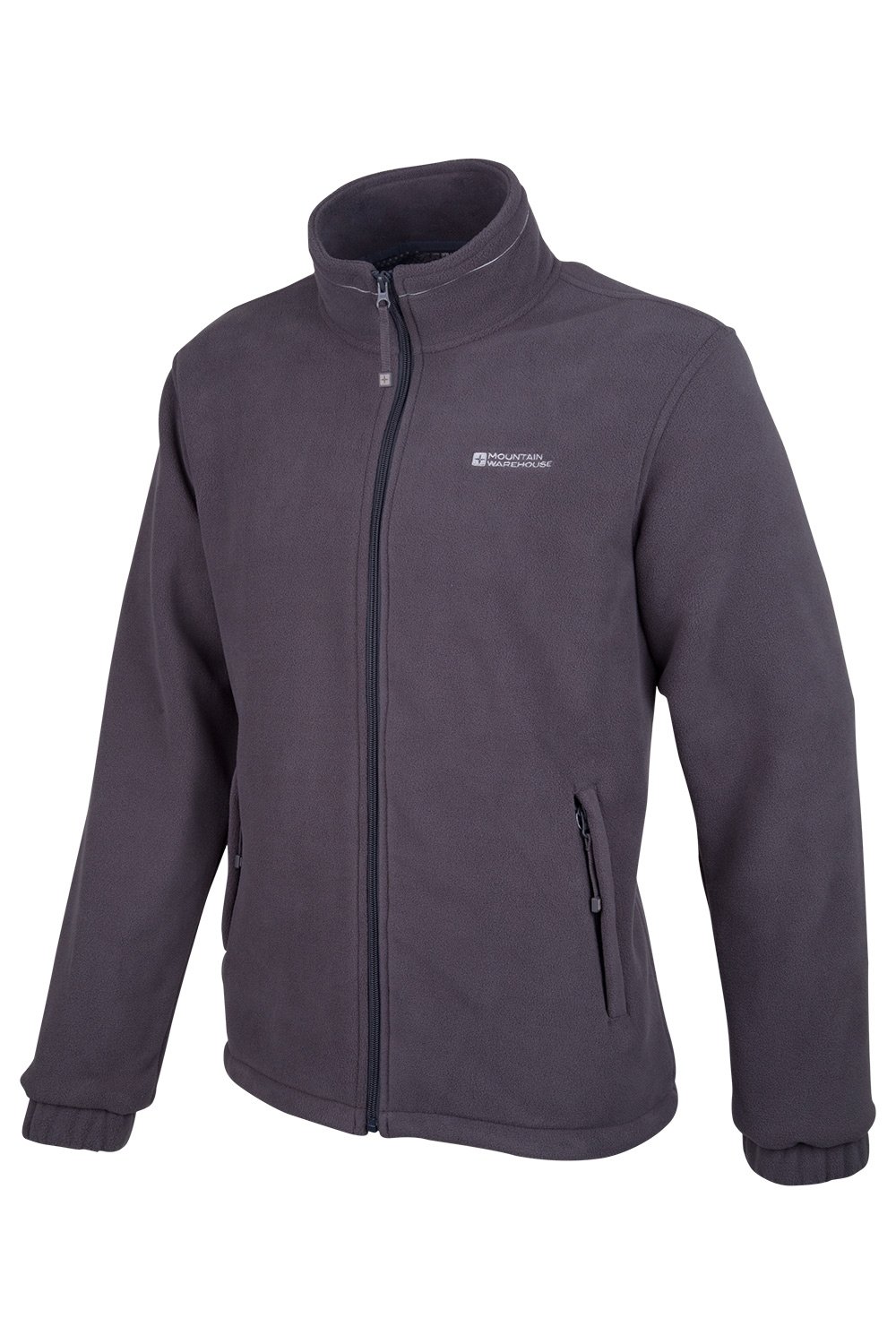 Mountain Warehouse Bernard Mens Windproof Fleece - For Winter Walking Dark Grey Small