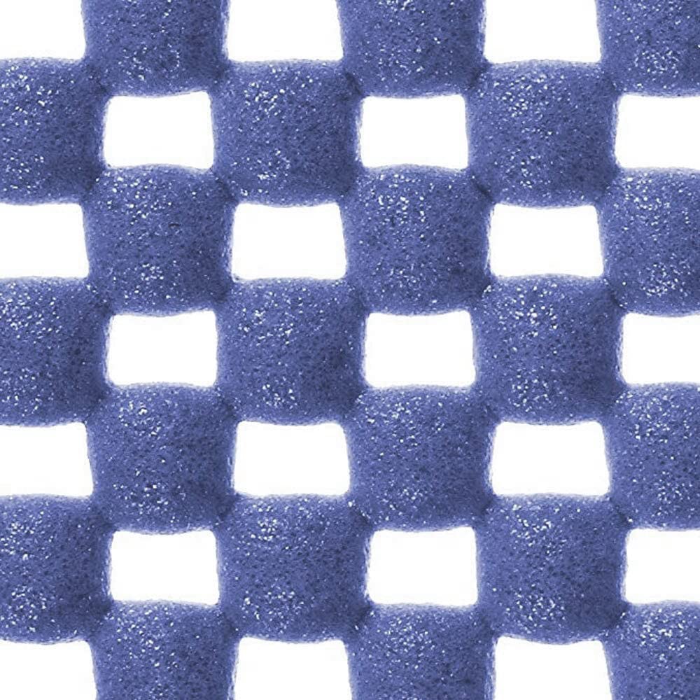 Shelf and Drawer Liner 12" X6.5’ Grid Pattern PVC Non-Adhesive Grip Liner for Kitchen Cabinets,Shelves,Storage, Kitchen and Desks (Blue)