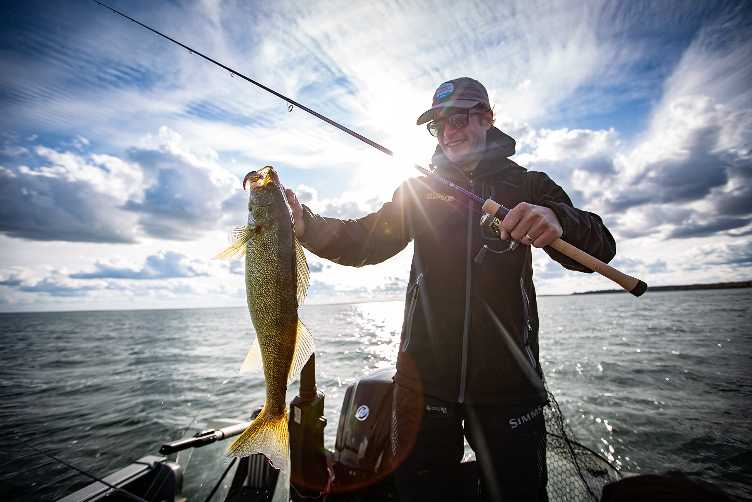 St. Croix Rods Legend Tournament Walleye Spinning Rod, LWTS71MMF