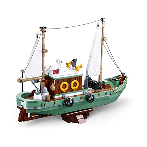 Sluban MODELBRICKS-Fishing-Boat 610pcs