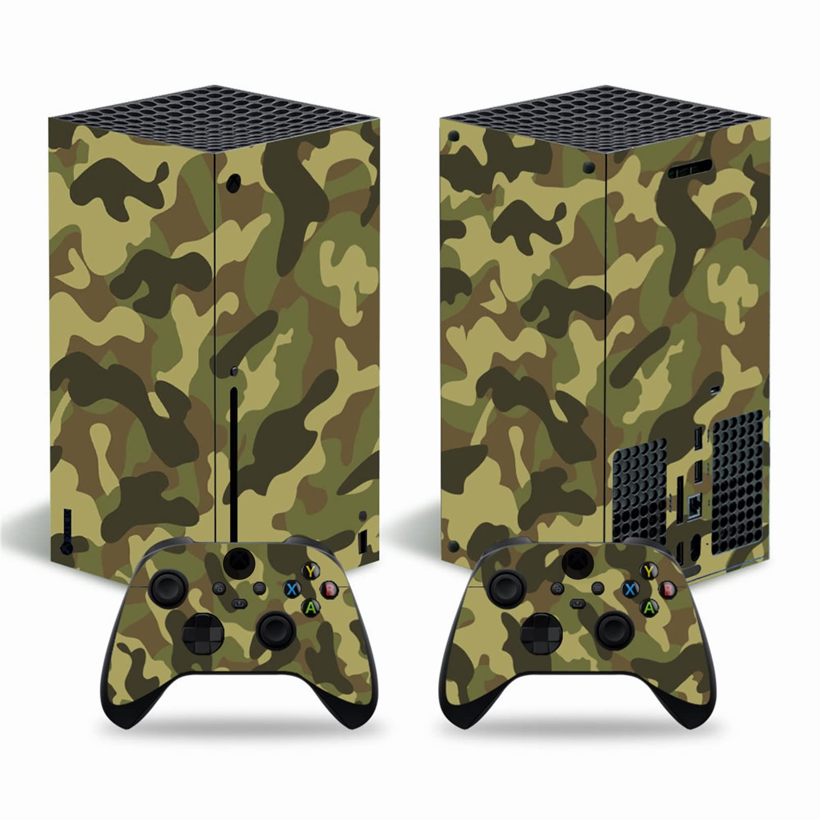 Top factory Skin Decal Protective Vinyl Skin Decal Cover for Series X Console Skins Wrap Sticker with Two Free Wireless Controller Decals 92924 Decal