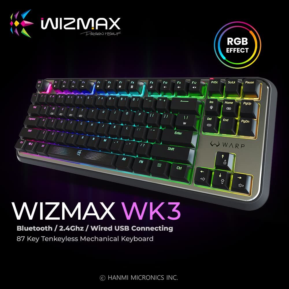 WK3 TKL 80% Wireless Mechanical Gaming Keyboard