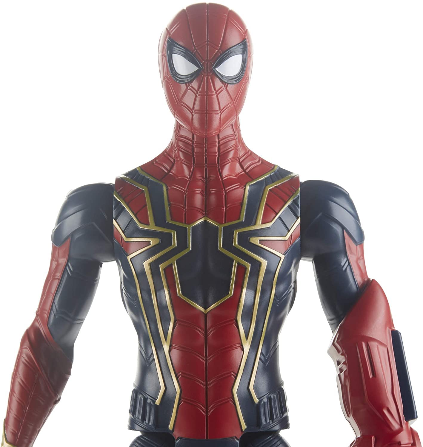 Titan Hero Series Iron Spider 12 Inch Spiderman Action Figure with Power Fx Port