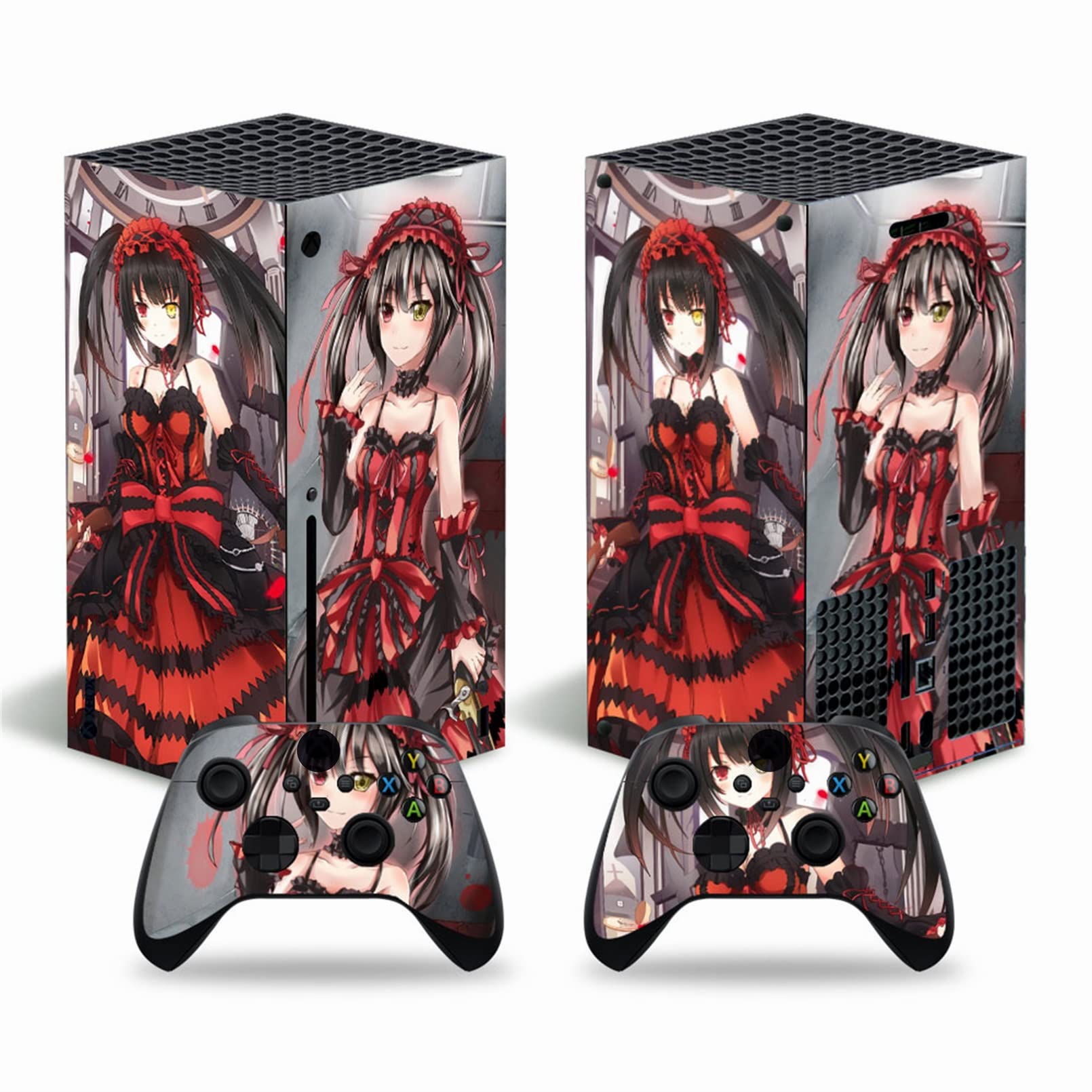 Top factory Skin Decal Protective Vinyl Skin Decal Cover for Series X Console Skins Wrap Sticker with Two Free Wireless Controller Decals 17099 Decal