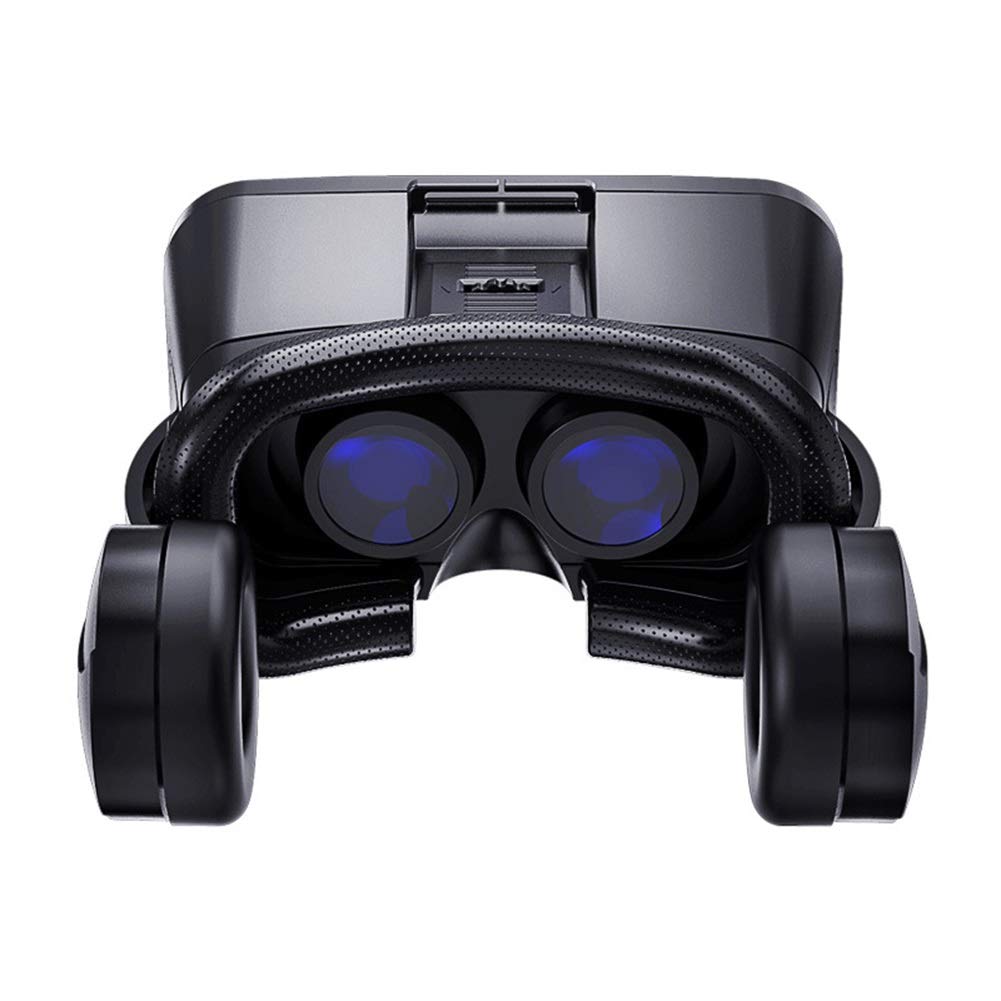 Peyan VR Headset with Remote Controller Virtual Reality Headset 3D Glasses, Anti-Blue-Light Lenses, Stereo Headset, for All Length Below 6.1 inch Include All The IOS And Andriod System Phone