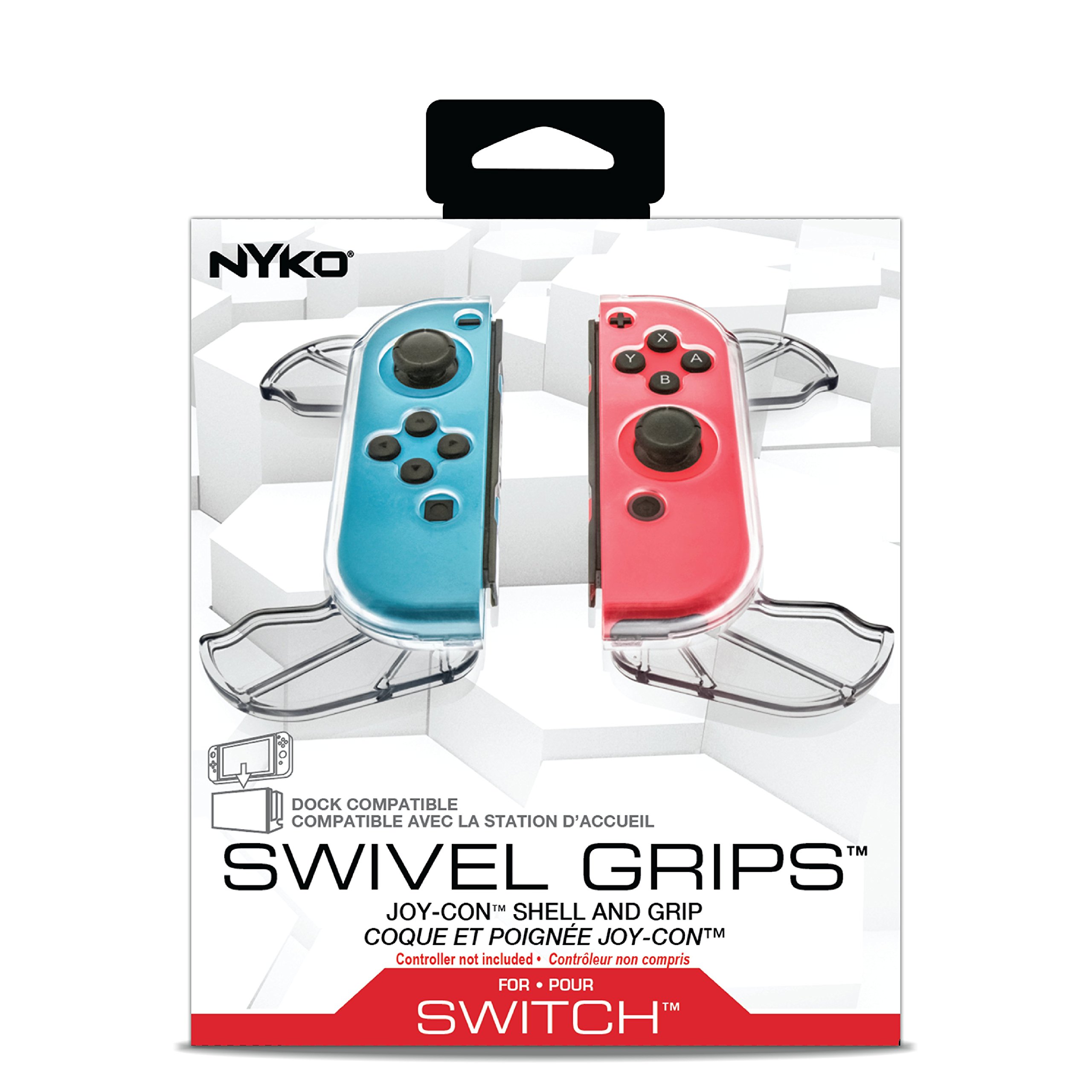 Nyko Swivel Grips - Expandable Ergonomic Grip for Joy-Con Controllers for Nintendo Switch