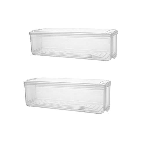 Swity Home Set of 2 Pasta Storage Containers ,Airtight Spaghetti Container Storage With Locking Lids , BPA-Free Pasta Canister Set