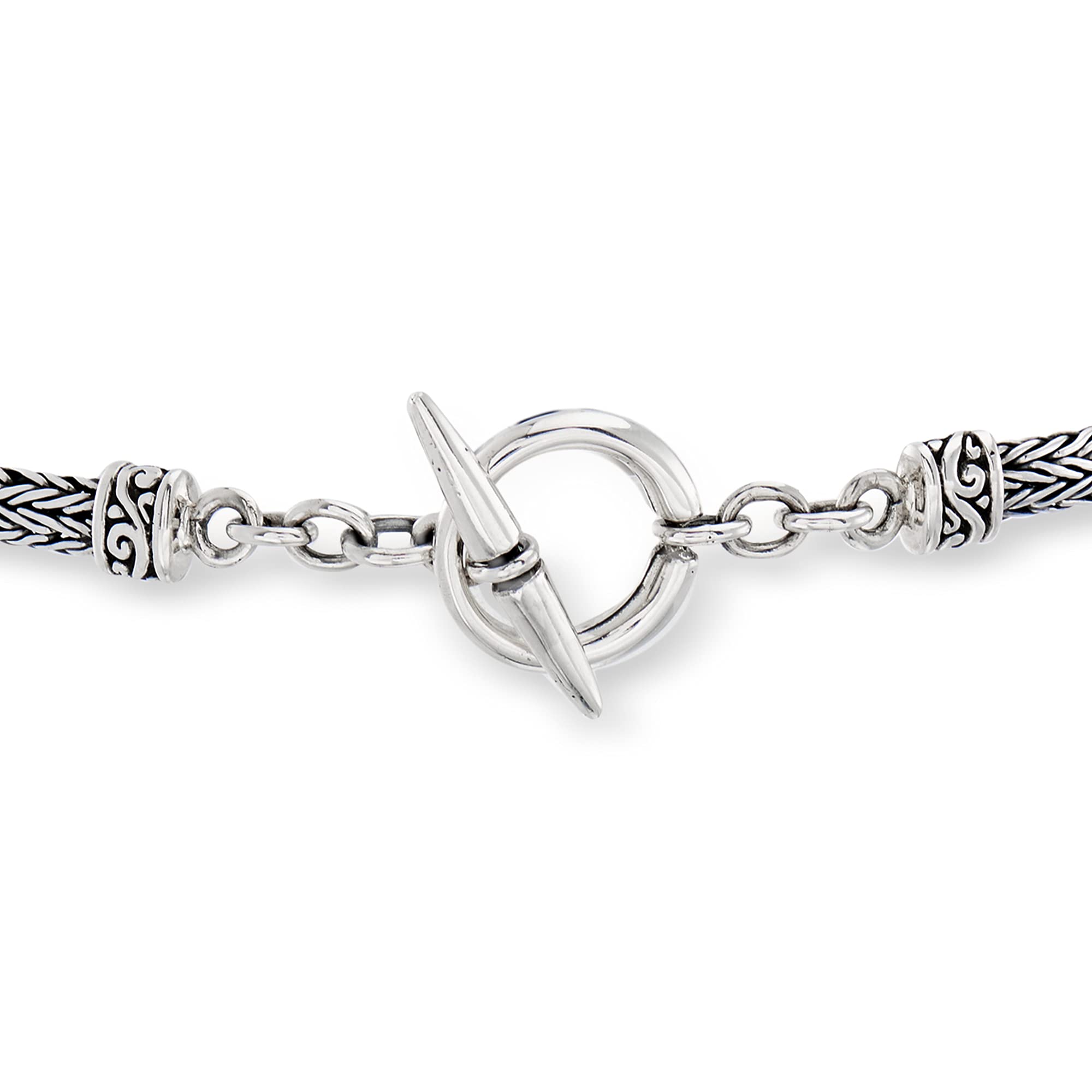 Ross-Simons 0.10 Carat Sky Blue Topaz Bali-Style Butterfly Bracelet in Sterling Silver. 7.5 inches
