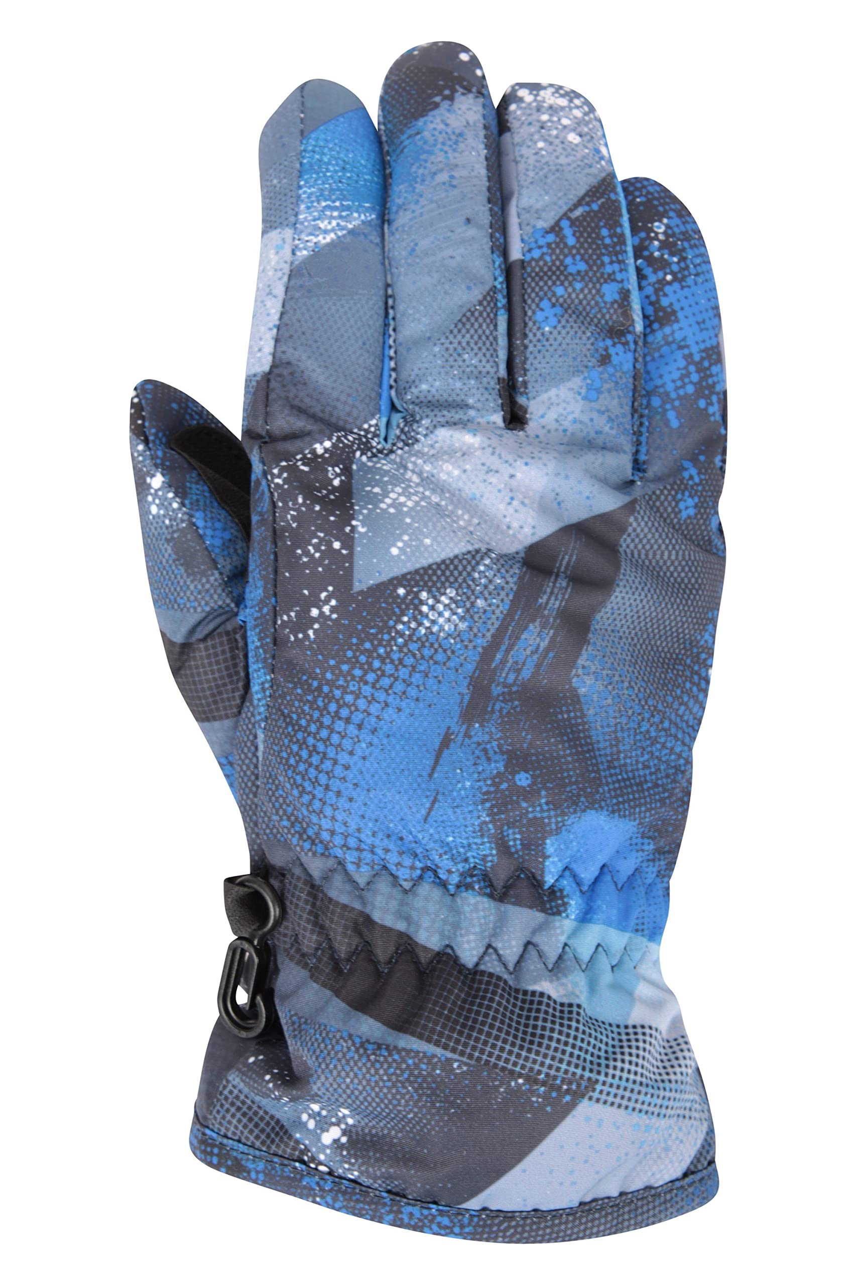 Mountain Warehouse Kids Ski Gloves - Snowproof Boys & Girls Gloves Dark Blue Medium
