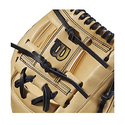 WILSON 2023 A2000® 1786 11.5” Infield Baseball Glove - Right Hand Throw, Blonde/Black