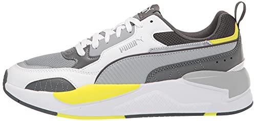 Puma Men's X-Ray 2 Sneaker, Square Dark Shadow-Quarry-White-NRGY Yellow, 12