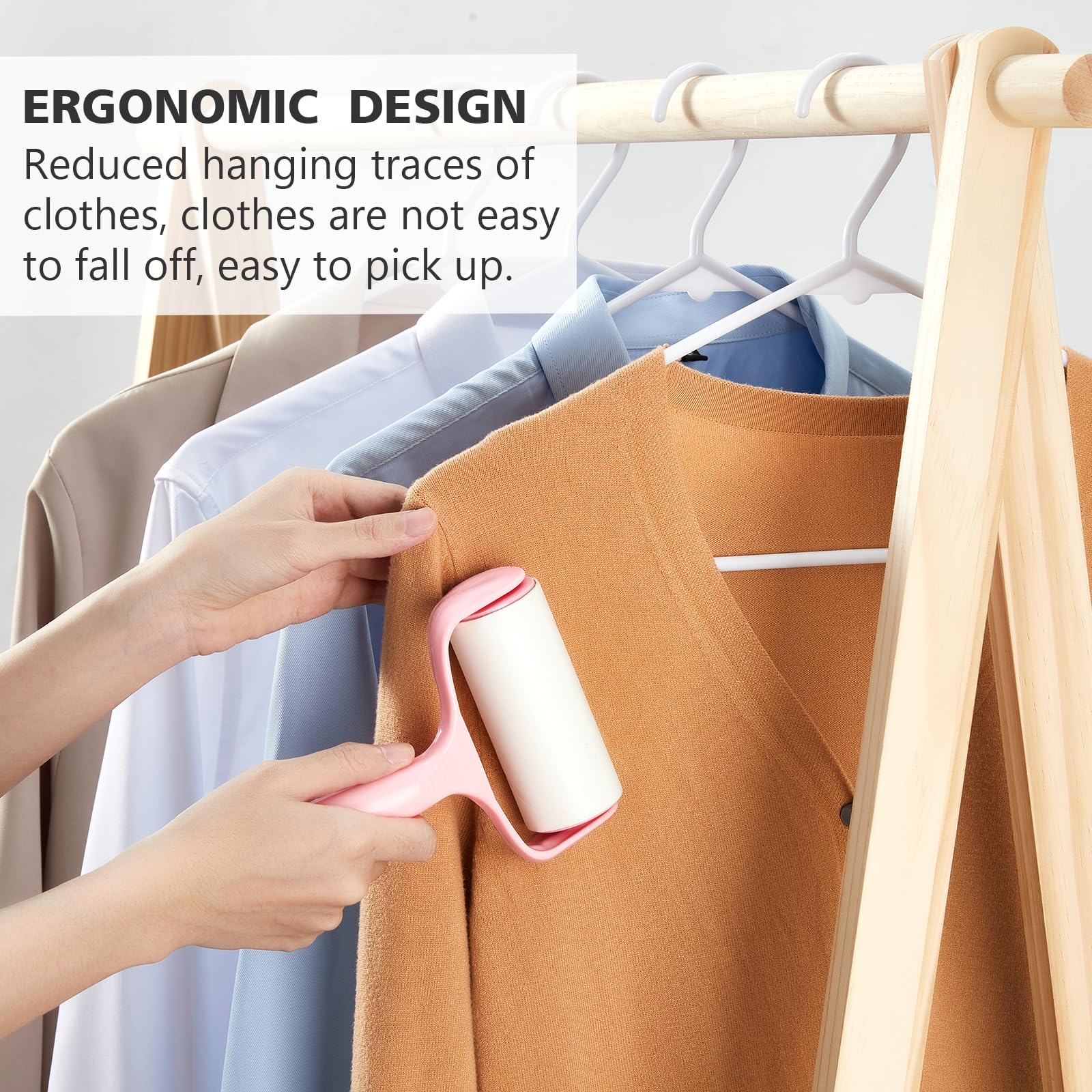 Plastic Hangers 60 Pack - Clothes Hanger with Hooks - Durable & Space Saving Coat Hanger - Heavy Duty Hangers for Skirts, Pants, Dress, Tank Top - White