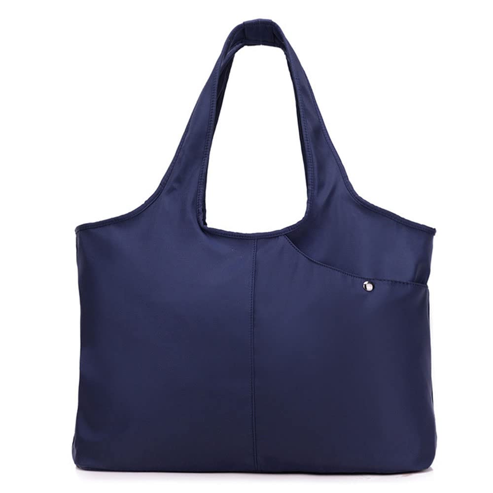 TFXATFX Dark blue Multifunctional Nylon Handbag Mummy Tote Multi-pocket Portable Women's Shoulder Bag Casual Cloth Bag