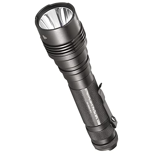 Streamlight 88077 ProTac HPL USB 1000-Lumen Long-Range USB Rechargeable Tactical Flashlight with USB Cord and Holster, Black