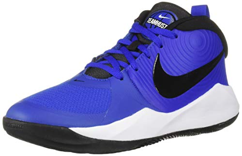 Nike Unisex-Kid's Team Hustle D 9 (GS) Sneaker, Game Royal/Black-White, 5Y Regular US Big Kid
