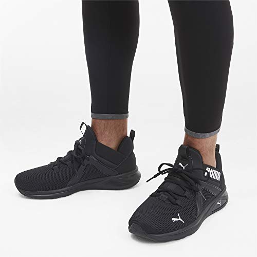 PUMA Mens Enzo 2 Revamp Cross Trainer, PUMA Mens black-PUMA Mens white, 11